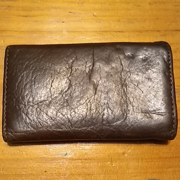 Accessories | Vintage Unisex Brown Leather Key Ring Case | Poshmark